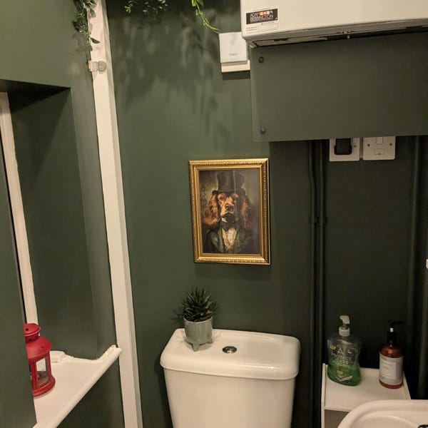 Stag Drinking Whisky Wall Art Print // Vintage Painting Style Portrait ...