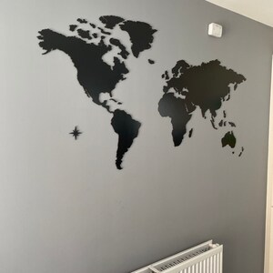 Wood Map Wooden World Map with Background Large Wall Art World | Etsy