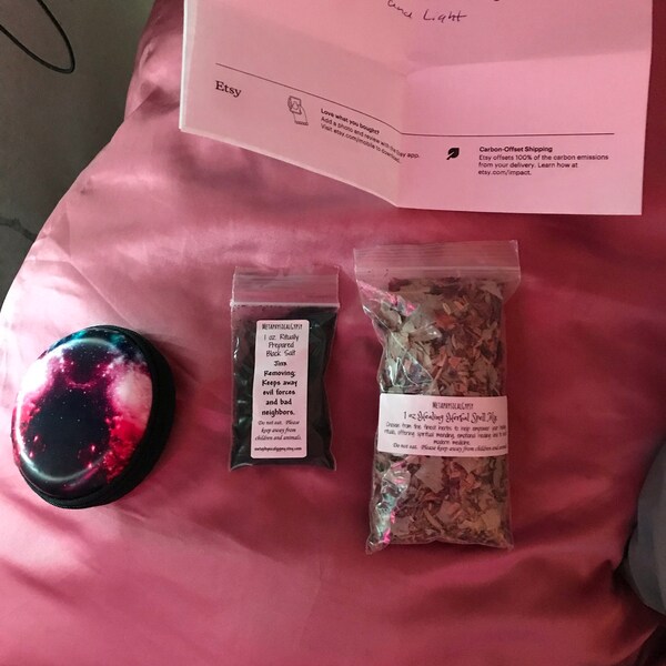 Black Salt - 1oz - Ritually Prepared Wiccan Salt / Banishing Salt ...