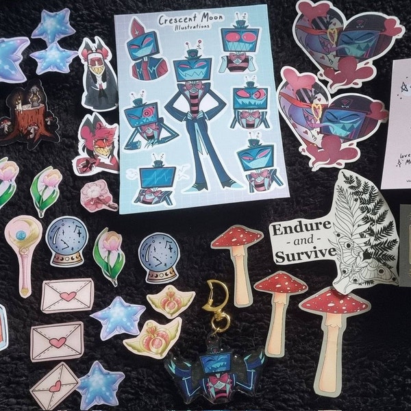 Hazbin Hotel Prints - Collectible A4 & A6 Art Prints Featuring Favorite ...