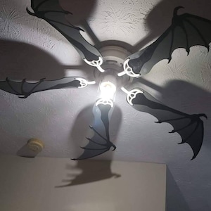Batwing ceiling fan blades | Etsy