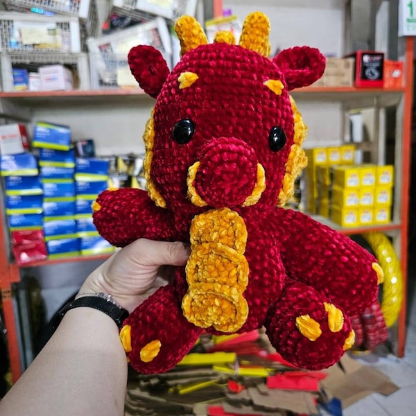 Crochet Dragon Amigurumi PATTERN, Chinese Dragon PDF (DIY) - Etsy