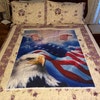 35 Fabric Panel David Textiles Digital Unity Under God Eagle American ...