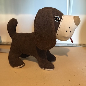 Stuffed Animal Standing Puppy Dog PDF Sewing Patterns & Tutorials ...