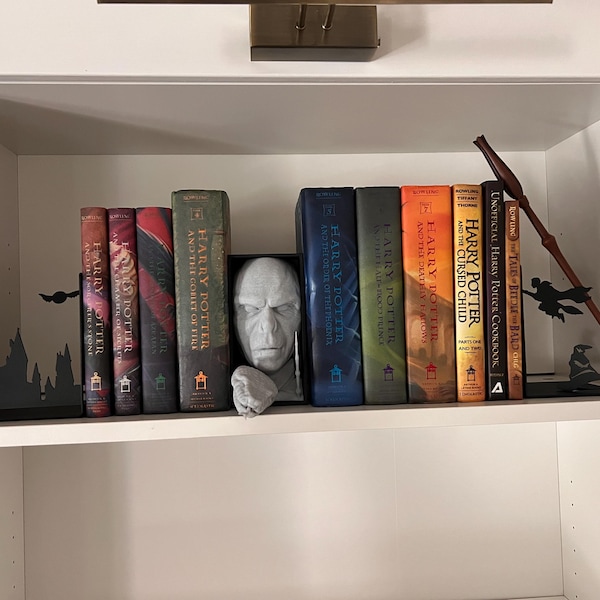 Wizard Metal Bookends, Wizard Metal Decor, Magic Bookends Gift, Book ...