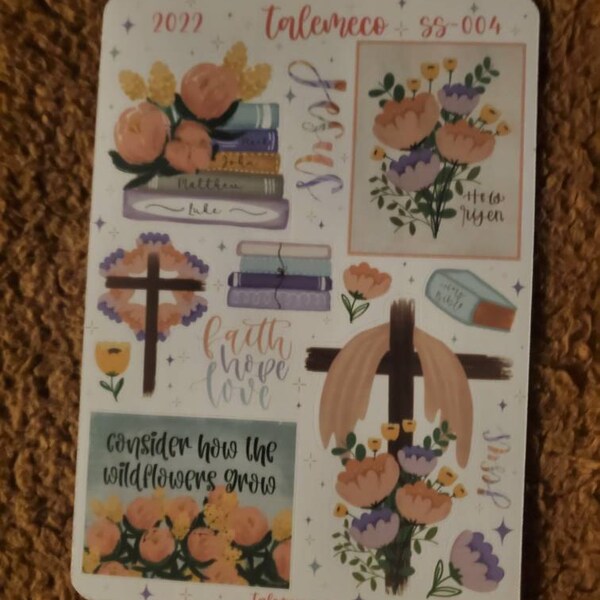 Bible Journaling Stickers, Gratitude Journal Stickers, Christian ...