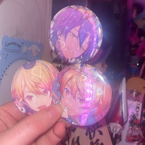 Project Sekai Colorful Stage Handmade 2.25in Holographic Character ...