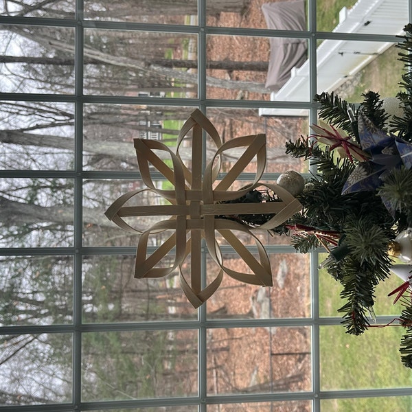 Hand Woven Christmas Ornament Star Tree Topper | Nordic Star ...