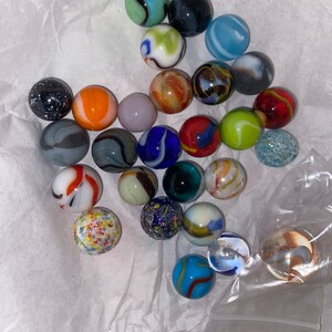 Summer Special Instant Marble Collection 30 DIFFERENT Marbles 14mm-16mm ...