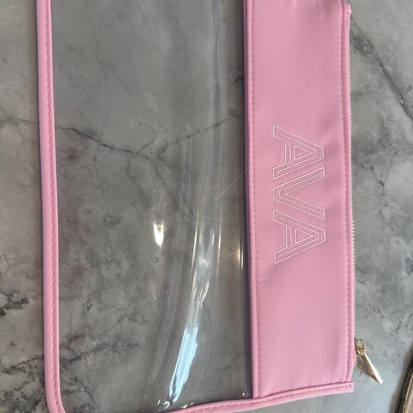 Custom School Supply Bag With Name on Zipper Pouch for School ...