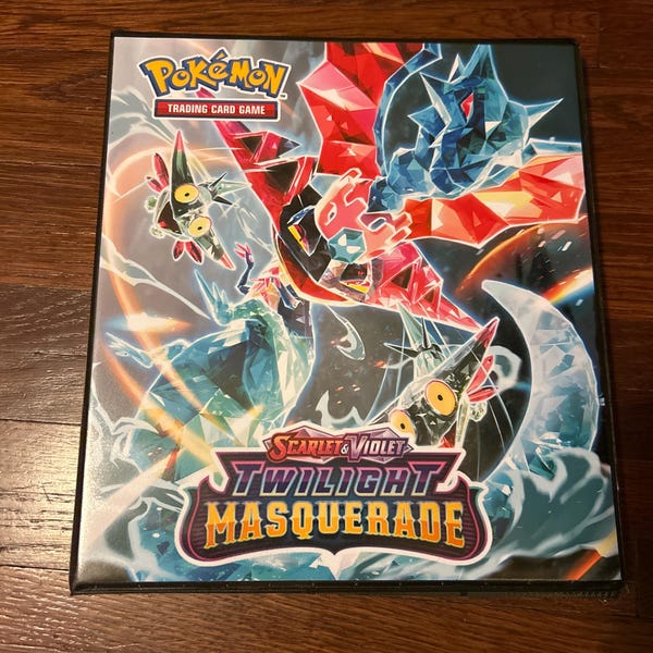 Pokémon Base Set Binders W/exact Number of Pages for Sets, Laminated Cover, Spine and 9-pocket ...