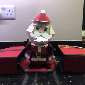 SANTA BOX Card SVG Instant Download Svg Project for - Etsy Denmark