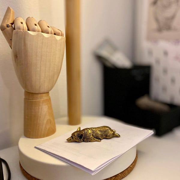 Replica KAWS 'the Promise' Figure Hypebeast Decor Bear Brick Style ...