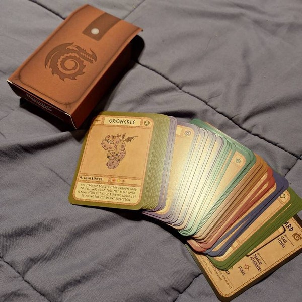 HTTYD Deck of Dragons (how to Train Your Dragon Cards) - Etsy