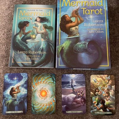 Mermaid Tarot Kit Card Deck & Guidebook Set Oracle Cards and - Etsy