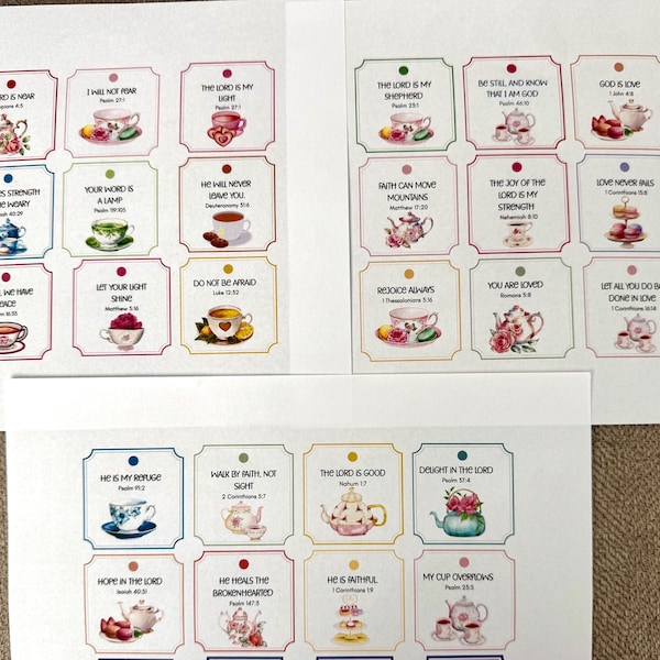 Prayer Quilt Poems Printable Gift Tags: Comfort & Blessings (digital ...