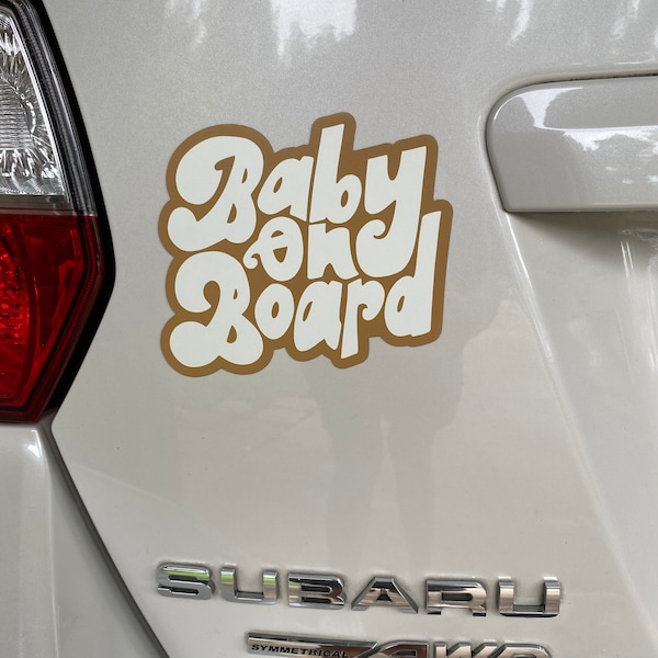 Baby on Board Car Magnet - Etsy