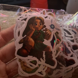 Legend of Zelda, Link Sticker, Cartoon Stickers, Video Gamer Stickers ...