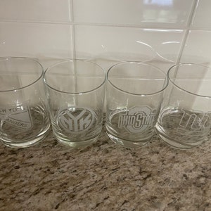 Custom Designed Glasses, Custom Logo Glass, Etched Glassware Gift ...