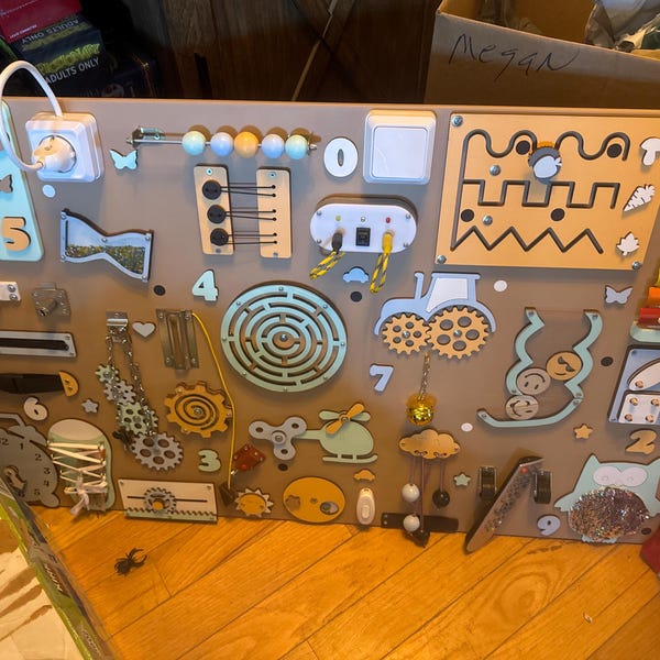 Fidget Toy Large Busy Board Adult Occupational Therapy Gifts Sensory ...