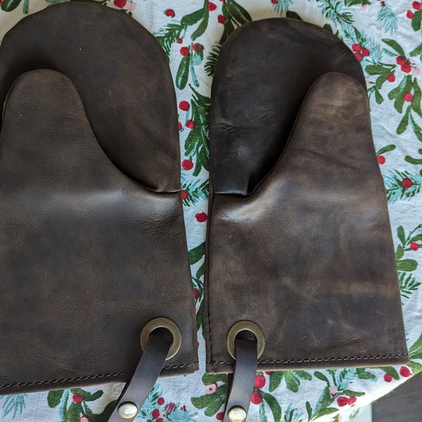 Christmas Gift for Men, Husband, Daddy, Grandad - Leather Cooking Oven ...