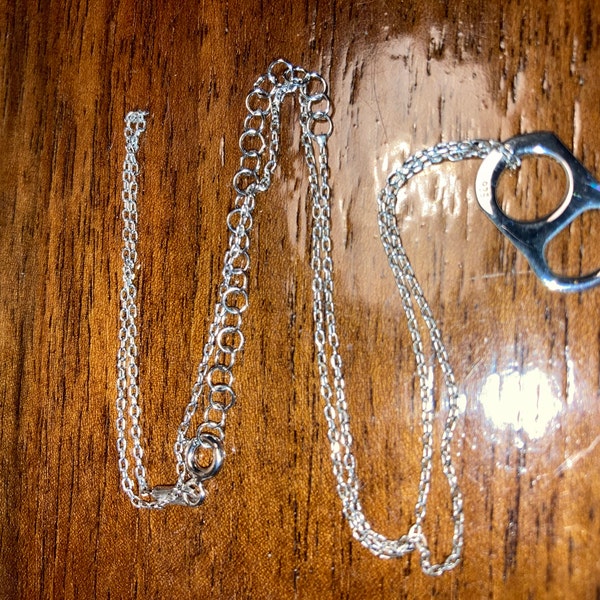 Sterling Silver Ring Pull Necklace: Soda Tab Pendant - Etsy