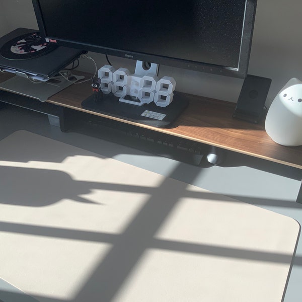 Vertical Laptop Stand Premium Black Wood Clamshell Stand Vertical for ...