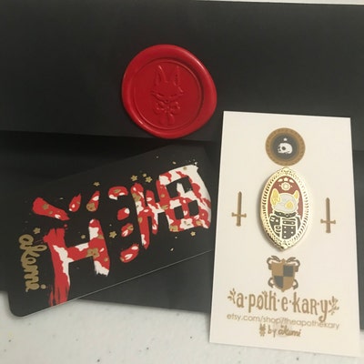 Portrait of a White Bat Series 1 Collectable Enamel Pin - Etsy