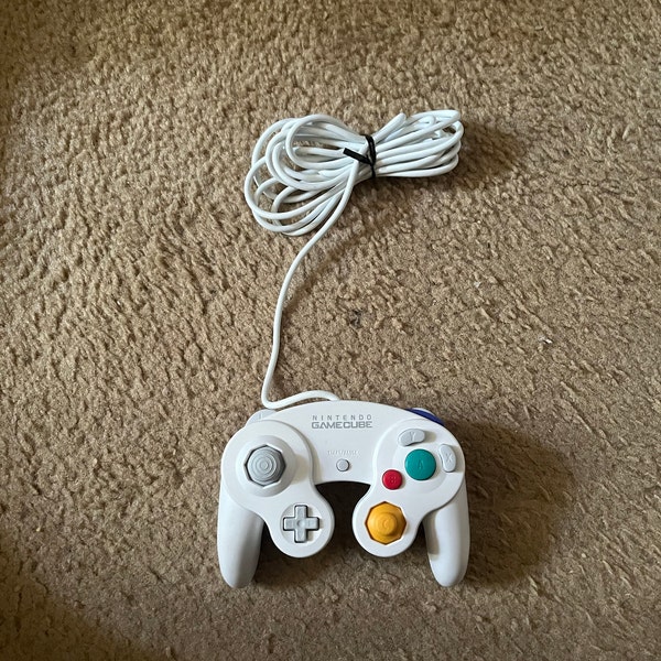 Authentic Official Nintendo Gamecube Controller - White - Tight Stick ...
