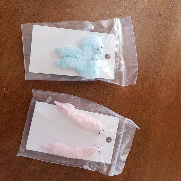 Worm on a String Earrings for Pierced Ears - Etsy