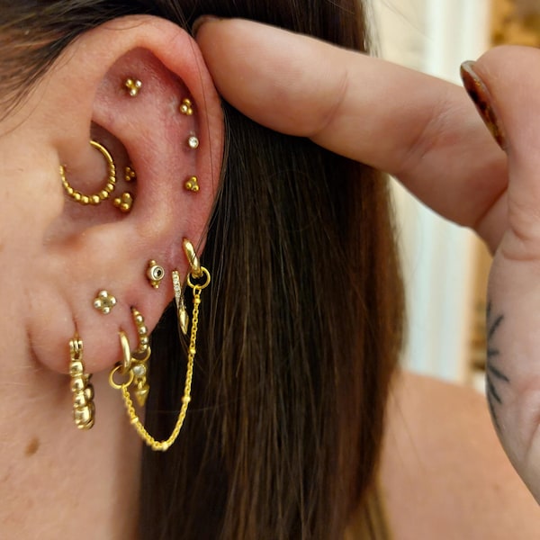 Sterling Silver Rotatable Planet Ring, Fidget Ring, Adjustable Size ...