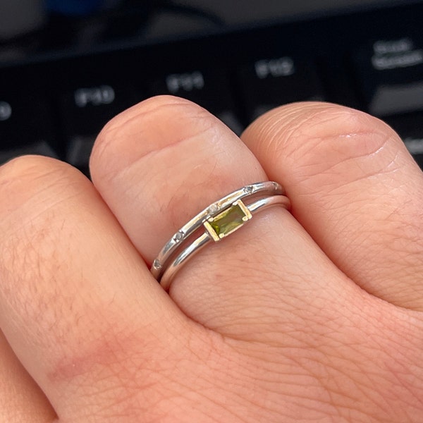 Sprinkle Diamond Ring by Caitlyn Minimalist • Space Diamond Eternity ...