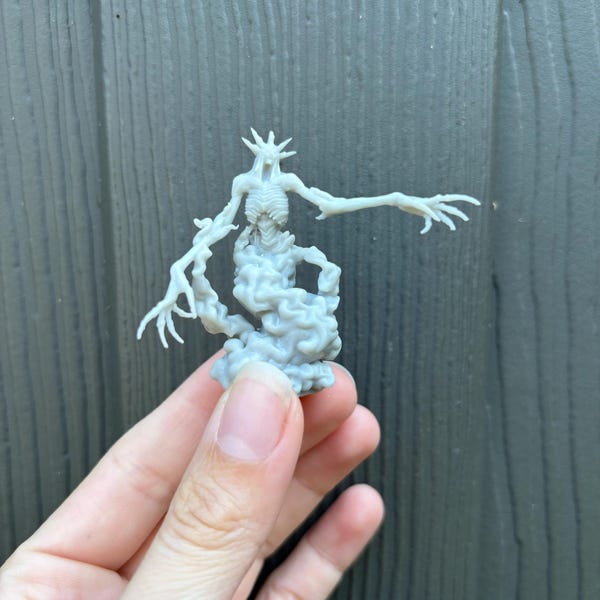 Dark Mother's Warlock Bust Resin Statue Demon Miniature 32mm or 75mm ...