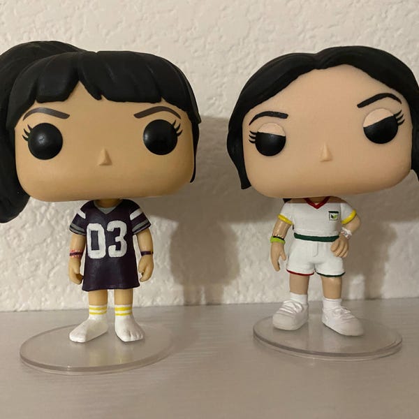 Funko Pop Custom Duo Wednesday Addams and Enid Sinclair in Cat Suit ...