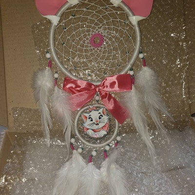 Marie the Cat Dream Catcher Baby Nursery Room Decor - Etsy
