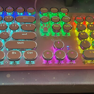 RTX3080 Graphics Card Keycap GPU 2.75U Rotating Artisan Metal Right ...