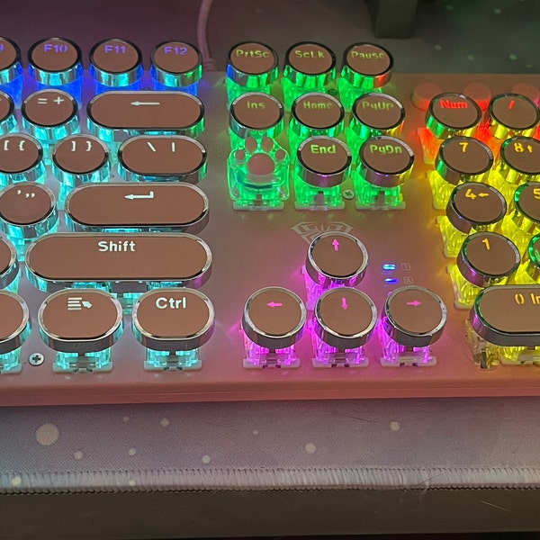 RTX3080 Graphics Card Keycap GPU 2.75U Rotating Artisan Metal Right ...