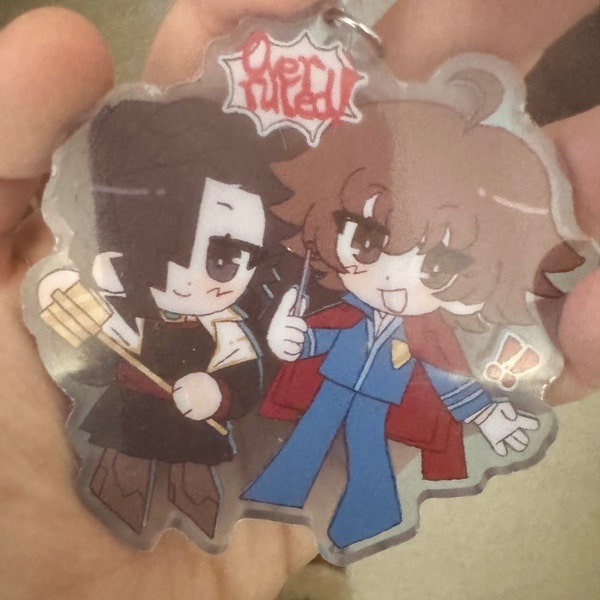 ACE ATTORNEY Duo Acrylic Keychain Charm (AA4 & AAI2 Ver) - Etsy