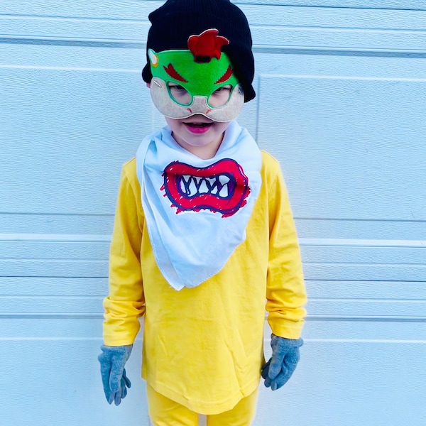 Baby Turtle-like Felt Mask: Embroidered Costume Mask - Kid & Adult - Etsy