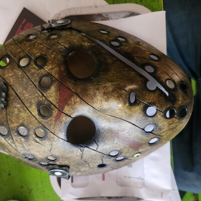 Project 09 Weathered Strap Set Hockey Mask Elasticated Strap Accessory ...