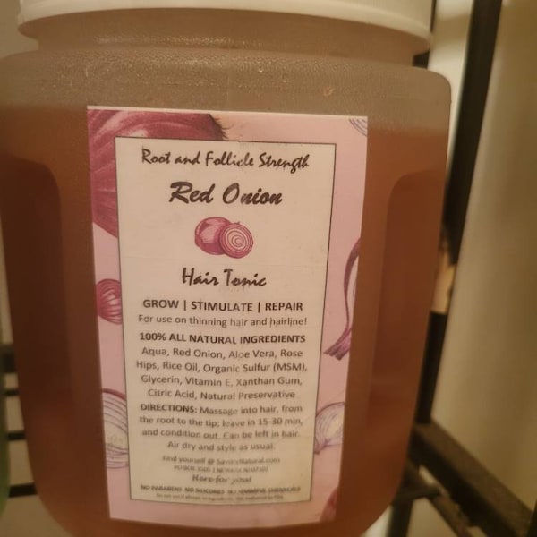 Red Onion Follicle & Root Strength Regrow Thinning Hair Stimulate ...