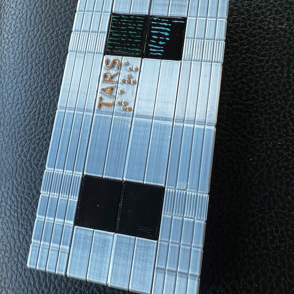 Interstellar Movie - TARS. CASE. & KIPP Robot Custom Model Figure 3D ...