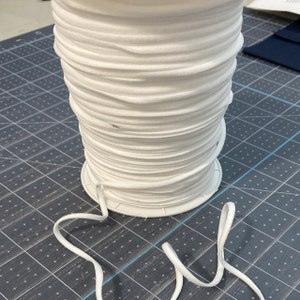 Round Elastic Trim / Stretch Bungee String 2mm 3mm 1/8 Cord for Face ...