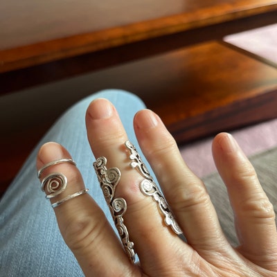 Arthritis Finger Splint Adjustable for Both Knuckles DIP & PIP Joints ...