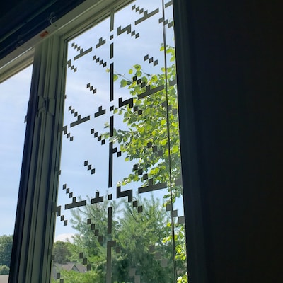 Pixelized Window Decals Minecraft Style Video Game Vinyl - Etsy