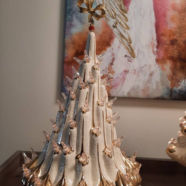 Atlantic 314 Lava Ceramic Tree With Mother of Pearl - Etsy
