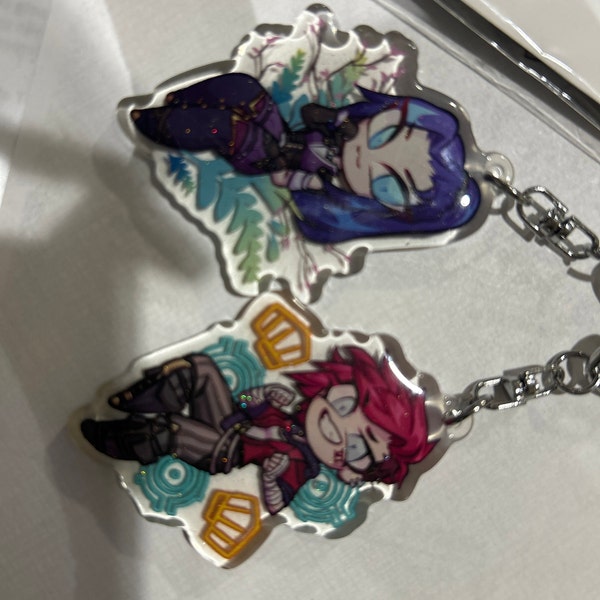 LAST CHANCE - Arcane Acrylic Keychains - League of Legends / Arcane ...