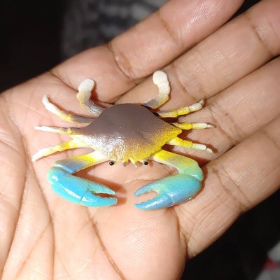 MINIATURE CRAB Plastic Animal Figure Figurines Dollhouse Diorama ...