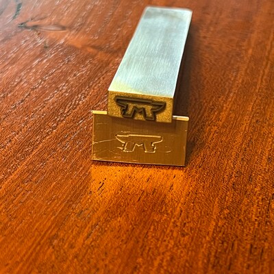 Steel Touchmark Stamps for Blacksmiths Custom Steel Stamps for Knife ...