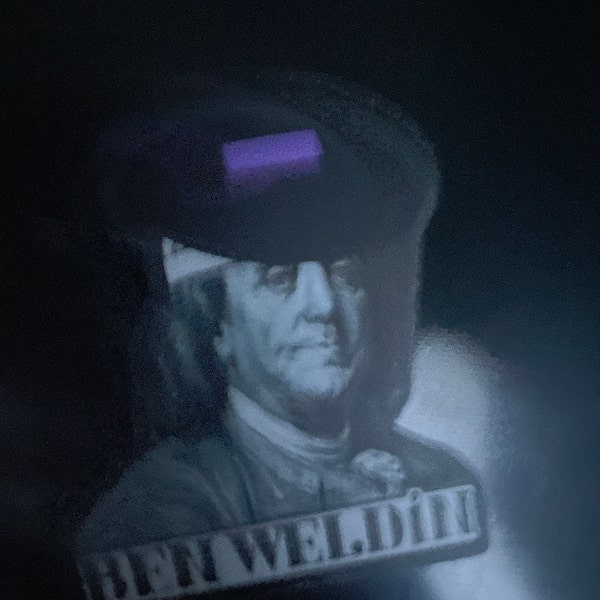 Welder Sticker Benjamin Franklin Vinyl Sticker for Hardhat Welding Hood ...